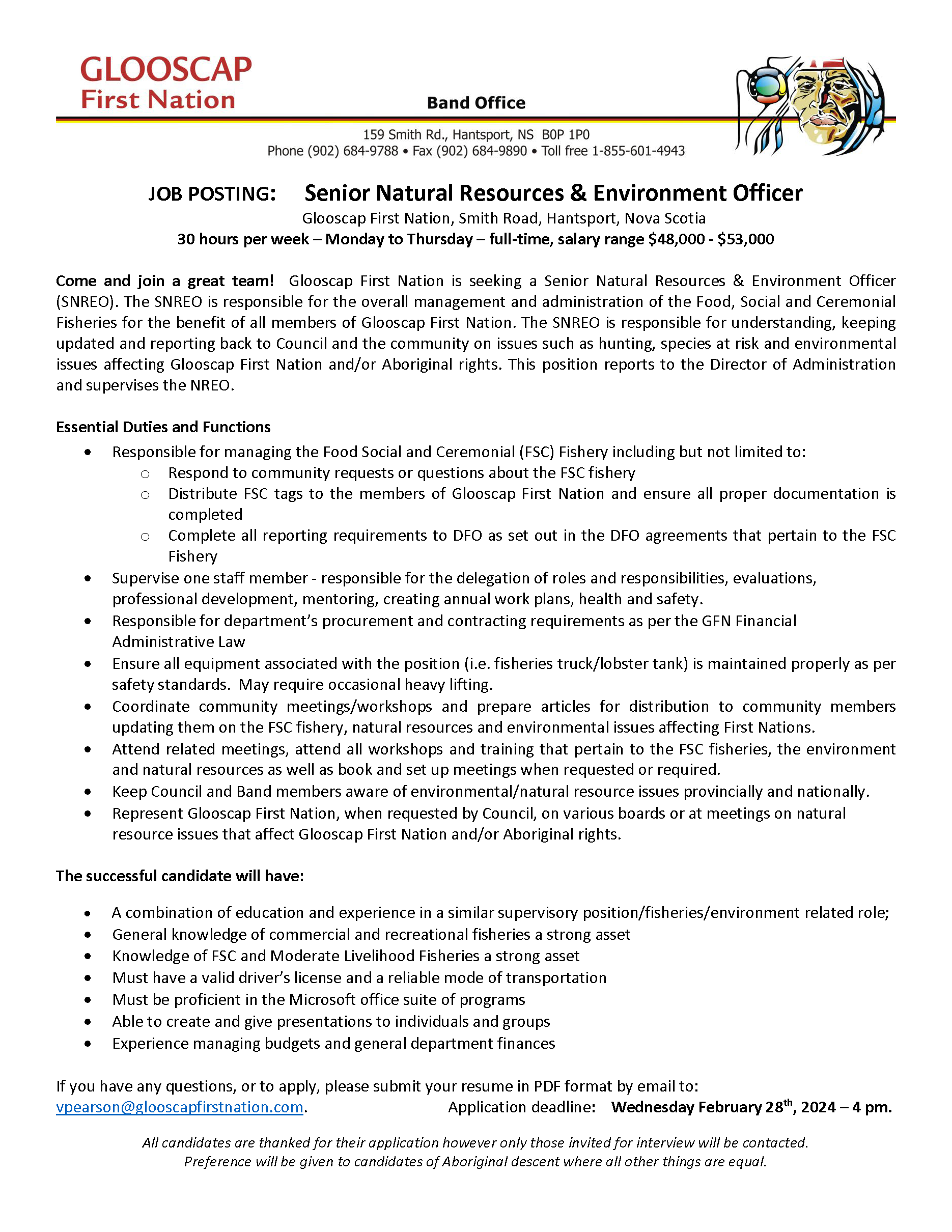 Career Opportunities – The Confederacy of Mainland Mi'kmaq